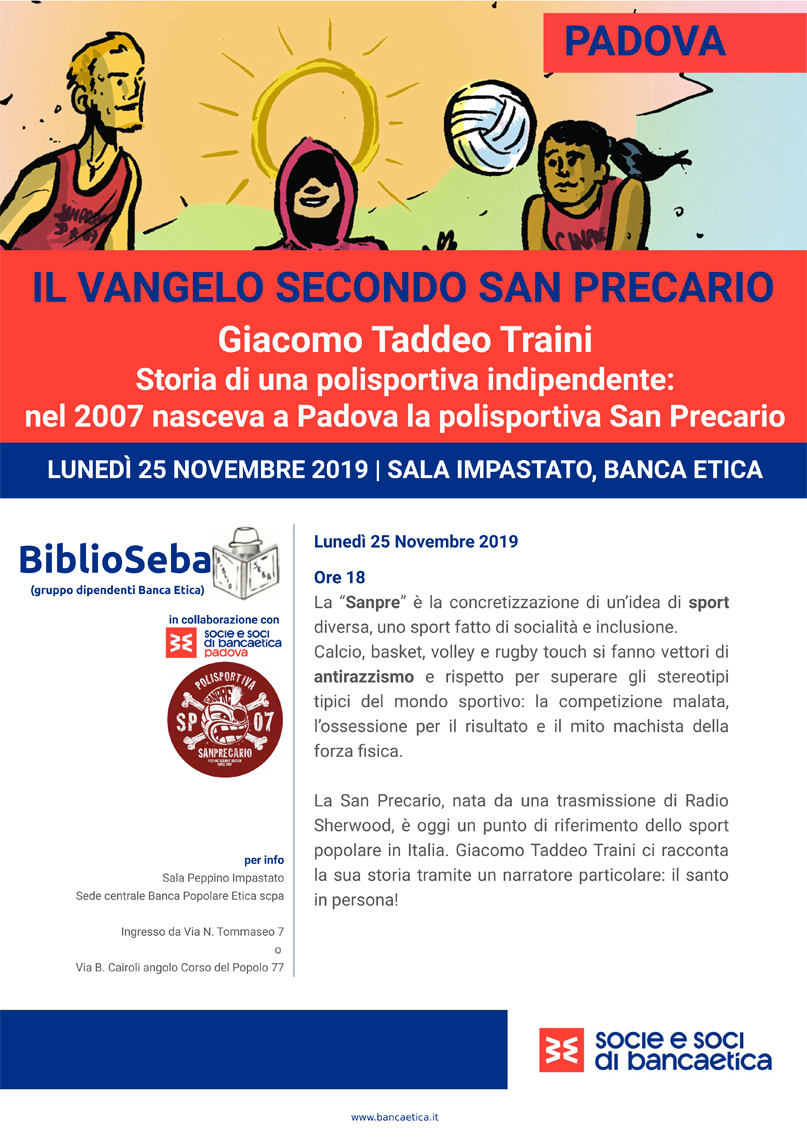 il vangelo secondo san precario - Banca Etica